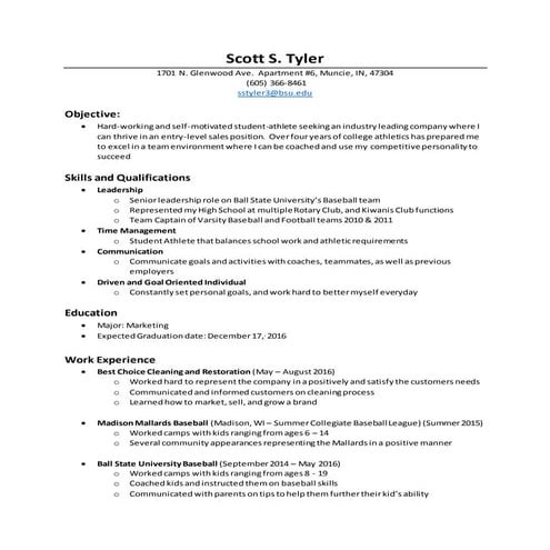 Scott Tyler Resume - Updated | DOCX