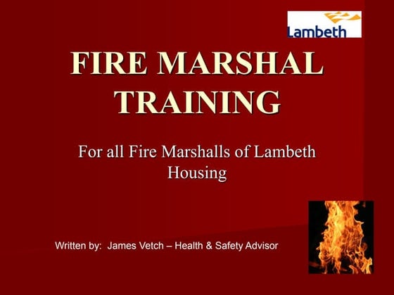 Fire Extinguisher Safety Training | PPT