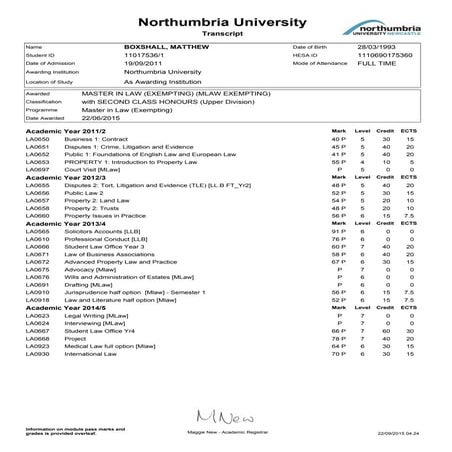 Transcript | PDF | Education