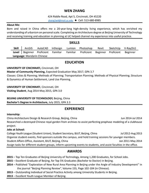 Ming Resume | PDF