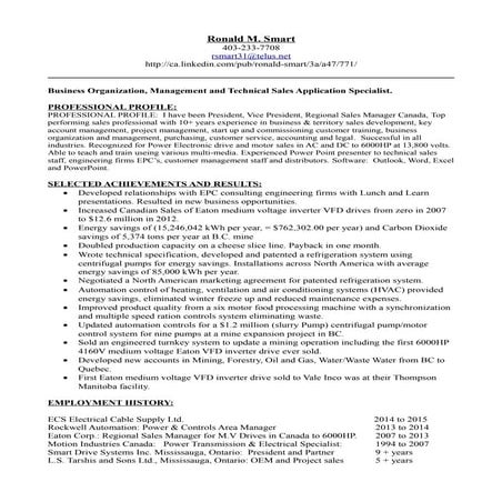 Ronald Smart presentations
