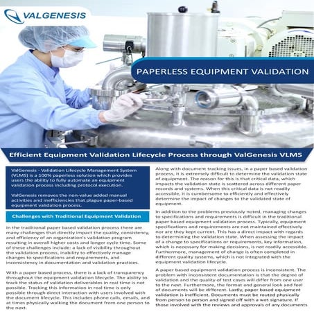 Paperless-Equipment-Validation | PDF