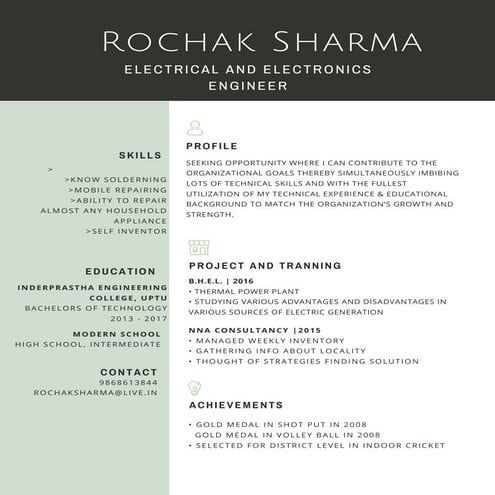 Rochak Sharma CV | PDF