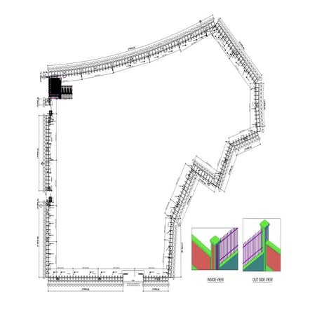 Boundary Wall Layout | PDF