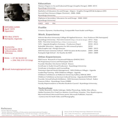KATUNGI Juma CV hioaz | PDF