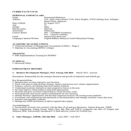AECOM Recommendation Letter to Fardhan Adamy | PDF