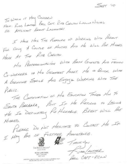 Jesse Mulder Letter of Reccomendation | PDF