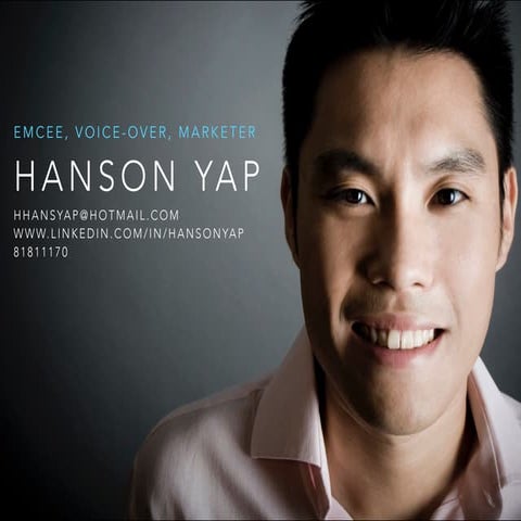 Emcee portfolio - Hanson Yap | PDF | Christianity | Religion & Spirituality