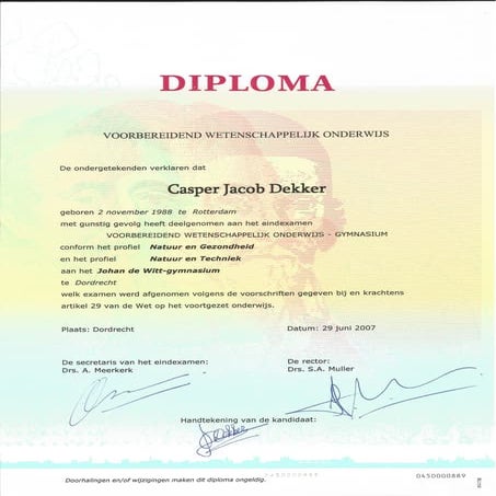 Diploma VWO