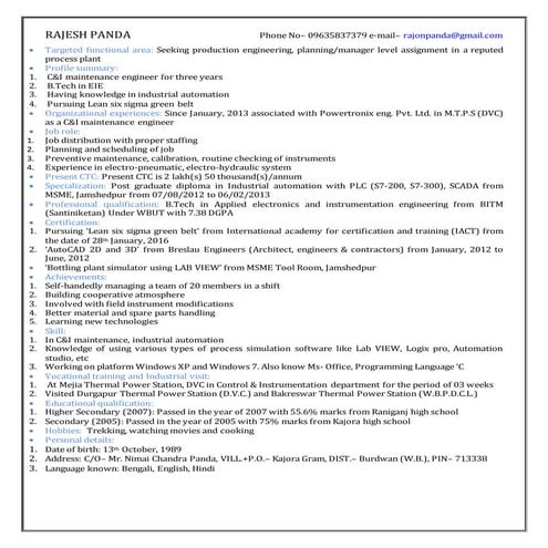 ajit resume | DOC