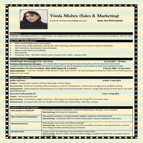 Vimla Mishra CV | PDF