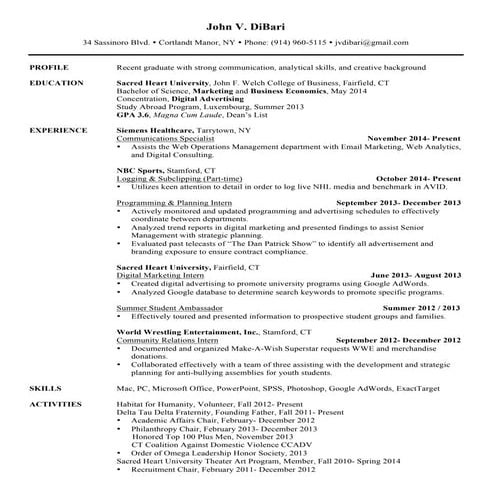 JohnVDiBariResume | PDF