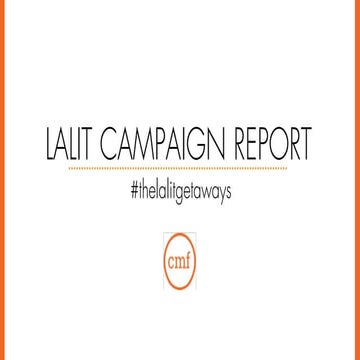 Lalit Campaign Report | PDF