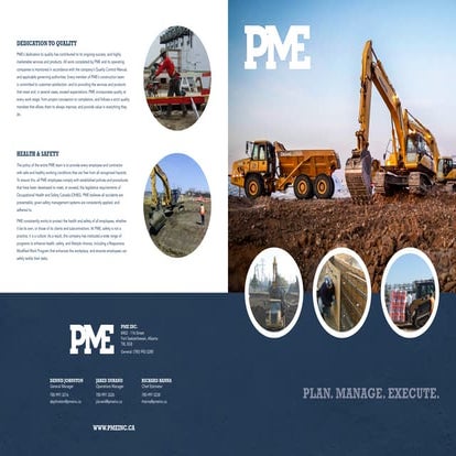 Brochure_PME Construction DIGITAL | PDF