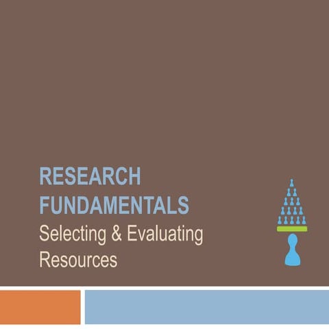 Research Fundamentals Workshop for Class Visits | PPTX