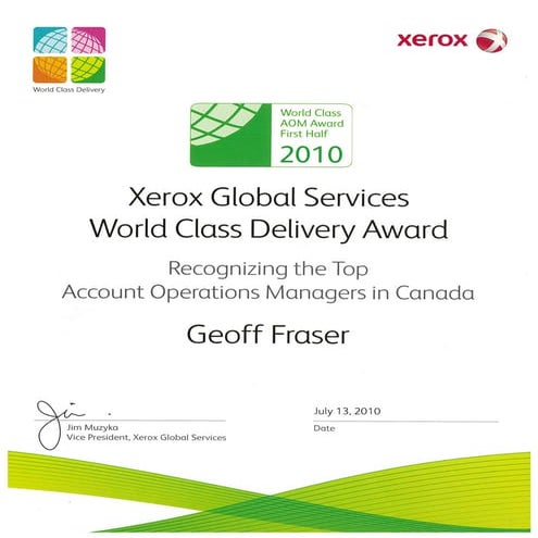 World Class Delivery 2010 First Half.PDF