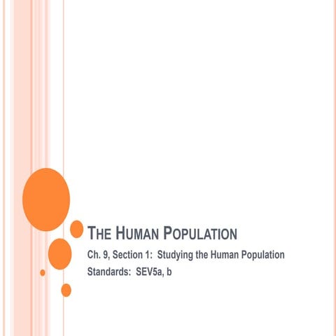 Unit 3 a ch 9 s1 studying human populations | PPTX
