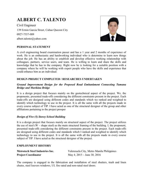New Roberto' Resume | PDF