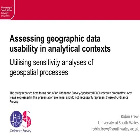 RobinFrew_GISRUK15 | PPTX | Computer Networking | Computing