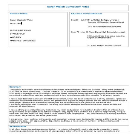 UCAS personal statement_Education example | PPTX