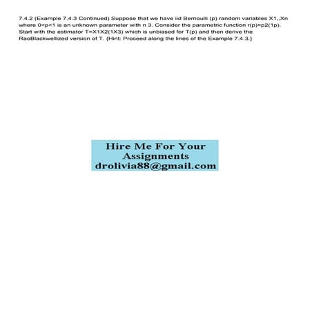 742 Example 743 Continued Suppose that we have iid Ber.pdf