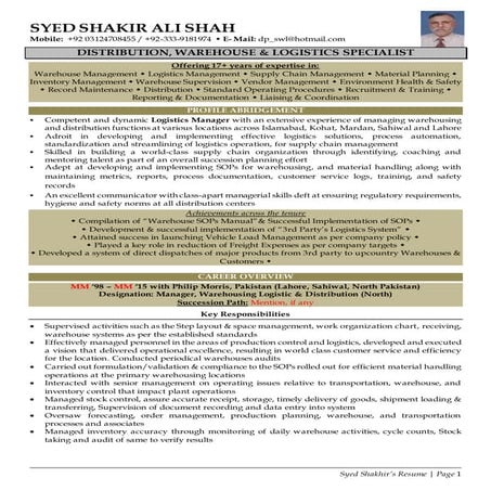CV-Syed Shakir _ 6353 | DOCX