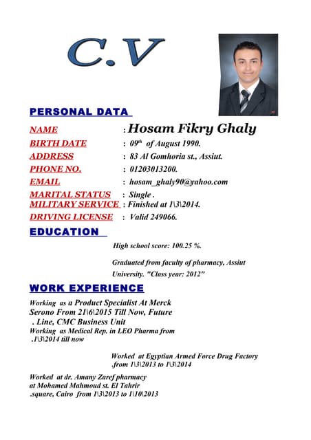 Cv abdelrahman ibrahim | PDF | Business | Business and Finance