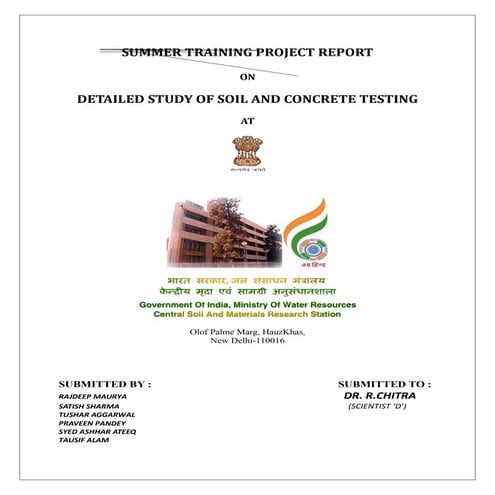 SUMMER TRAINING PROJECT REPORT | PDF