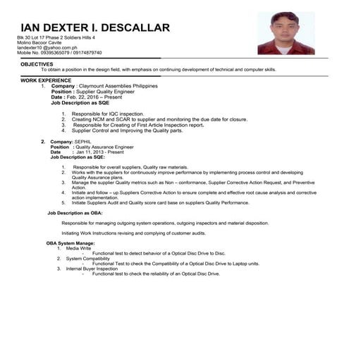 RESUME-IAN 11.22.2015