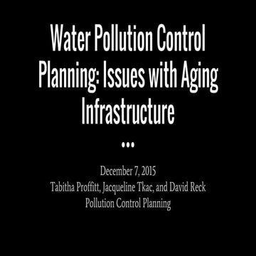 Issues with Aging Infrastructure | PDF