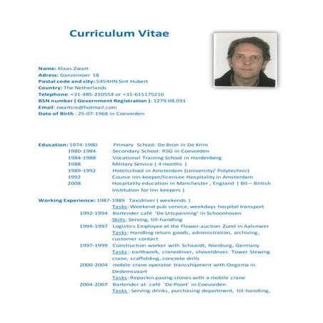 Curriculum Vitae (english) | DOCX