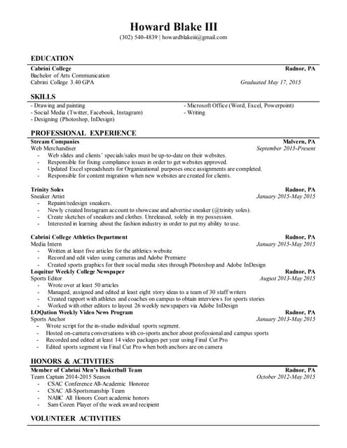 RESUME | PDF