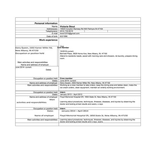 Jasmin resume | DOCX