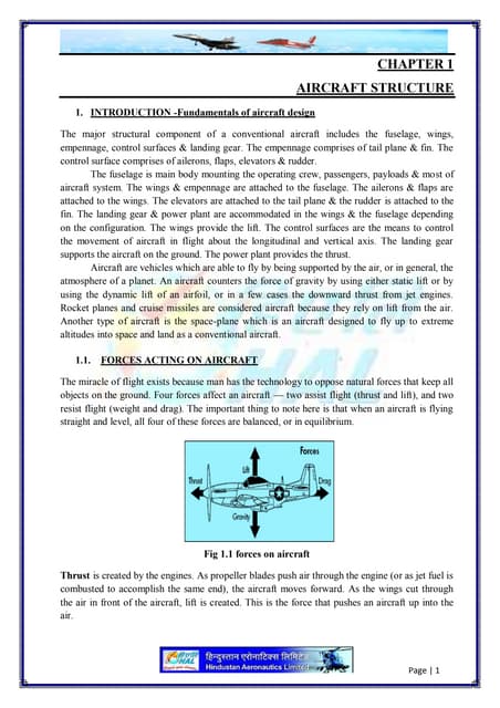 Basic aircraft structure | PPT