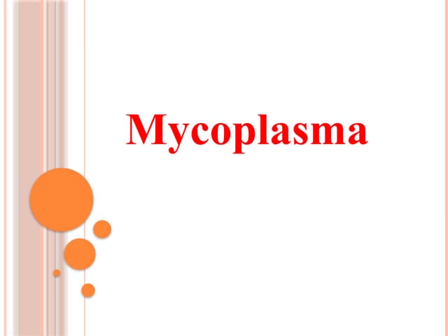 Mycoplasma | PPT