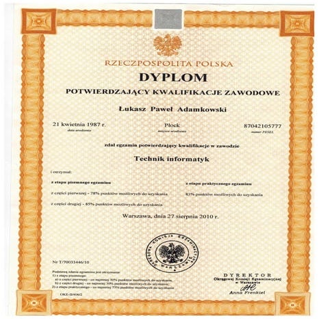 IT technician diploma and certificate supplement | PDF