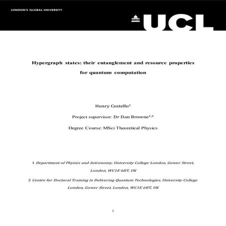 Project report - Hypergraph states | DOCX