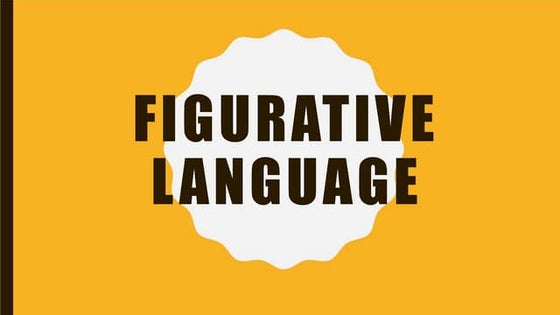 Figurative Language examples - Language Arts ESL | PDF