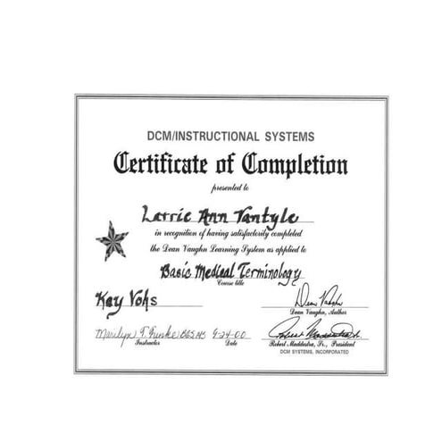 Medical Terminology Certificate | PPT