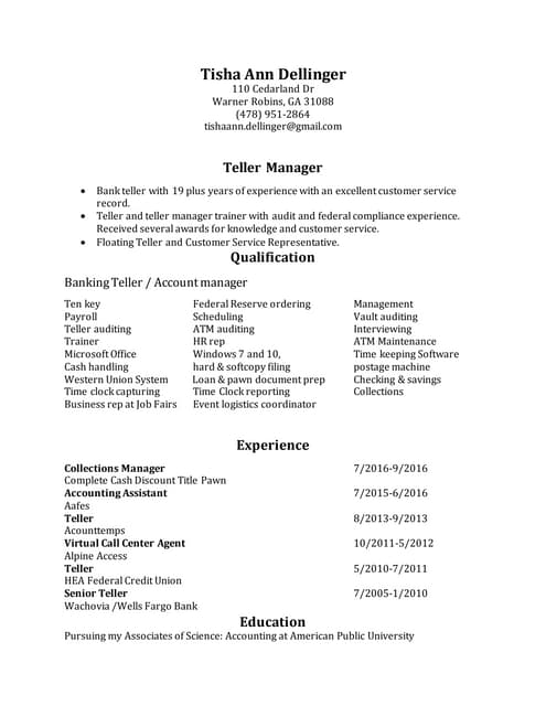 Amber Willey Retail Resume | PDF