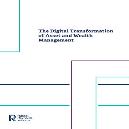 The Digital Transformation of Asset & Wealth Management | PDF