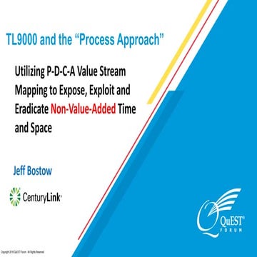 TL9000 and the Process Approach | PPT
