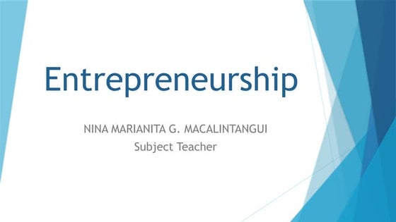 Entrepreneurship module 2 grade 12 humss.pptx | Startups | Business