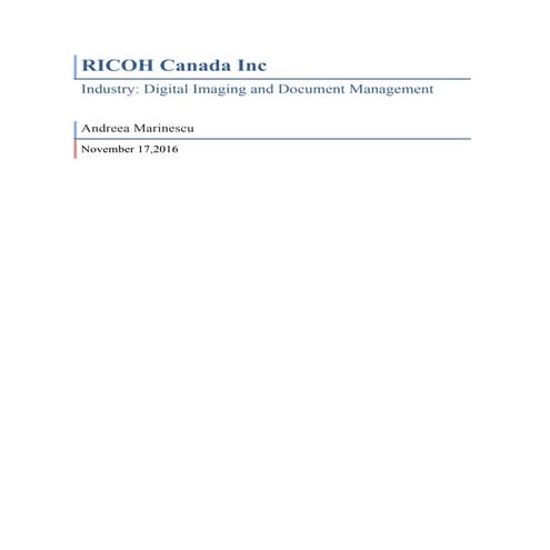 RICOH Canada Inc | PDF