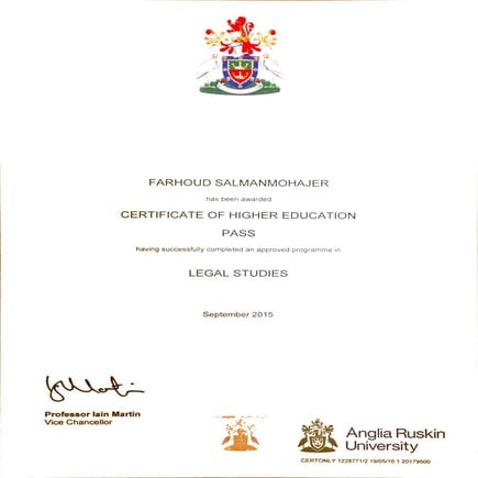 Legal Studies Certificate | PDF