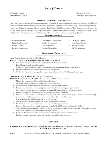Torrence Resume 16 | DOCX | Business Utilities | Business