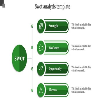 74986-swot analysis template-Green.pptx