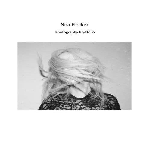 Noa Flecker Photography Potrfolio | PDF