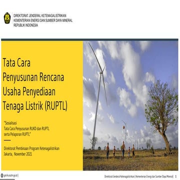 Tata Cara penyusunan Rencana usaha RUPTL | PPT