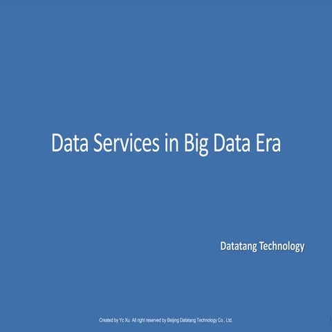 Datatang Data Service Introduction | PDF